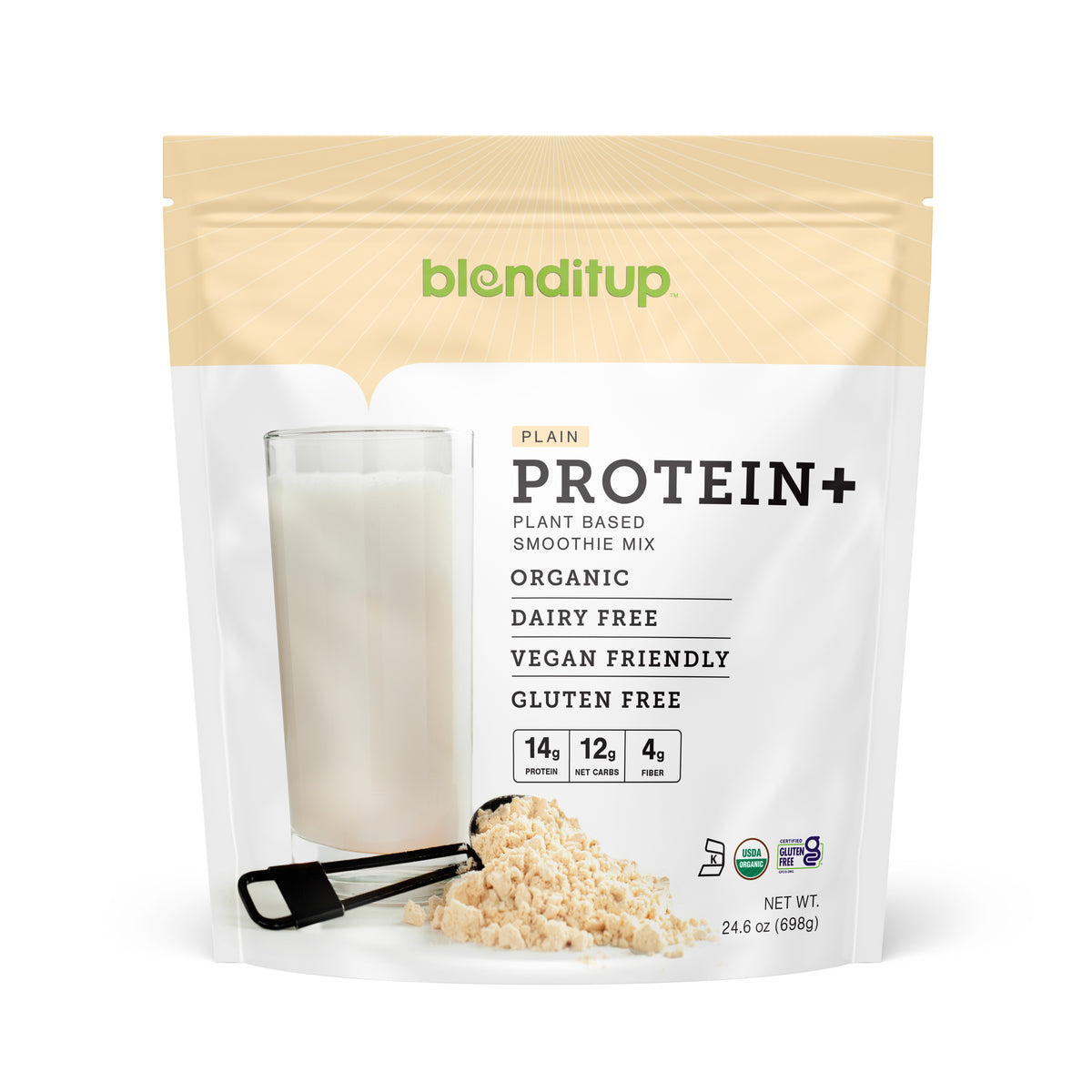 Organic Whole Vegan Protein Smoothie Mix – Blenditup Foods
